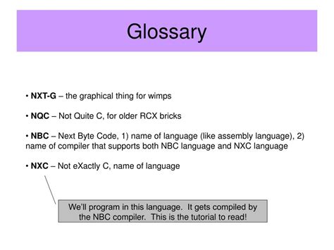 ppt glossary powerpoint presentation free download id 4476995