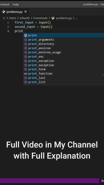 Learn How To Join The Two Strings In 60 Seconds Python Shortvideo Shorts Coding Youtube
