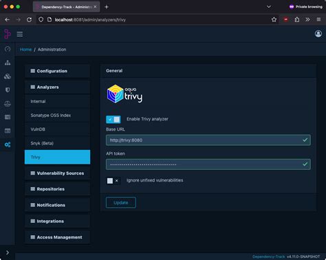 Trivy Dependency Track