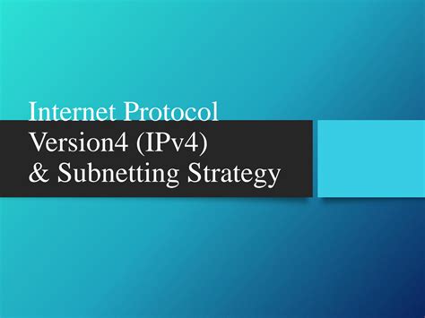 SOLUTION Ip Addressing And Subnetting Studypool