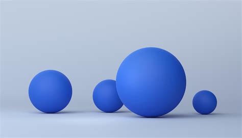 Premium Photo Abstract 3d Render Of Spheres