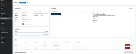 Cockpit Access To The Vm Console Created By Virtual Machine Manager