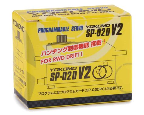 Yokomo Sp 02d V2 Rwd Digital Low Profile Drift Servo Rc Car World