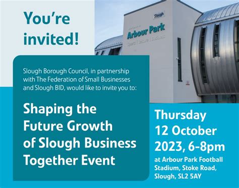 Sign Up Now For Business Networking Event Slough Borough Council