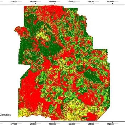 Supervised Classification Of Landsat 8 Oli Download Scientific Diagram