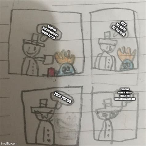 My Handwriting Is Crappy And Sammy In The Th Panel Is Purposefully Supposed To Look Like That