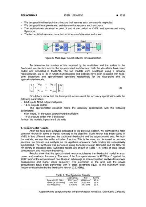 Approximated Computing For Low Power Neural Networks Pdf