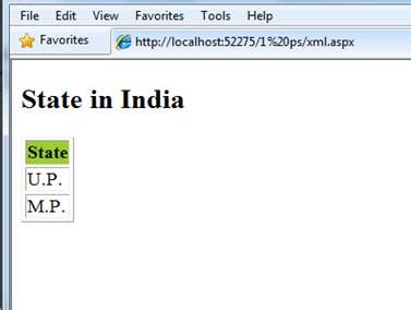 XML Control In ASP Net MindStick