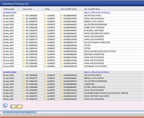 Sap B1 How To Query Like Inventory Posting List Fo Sap Community