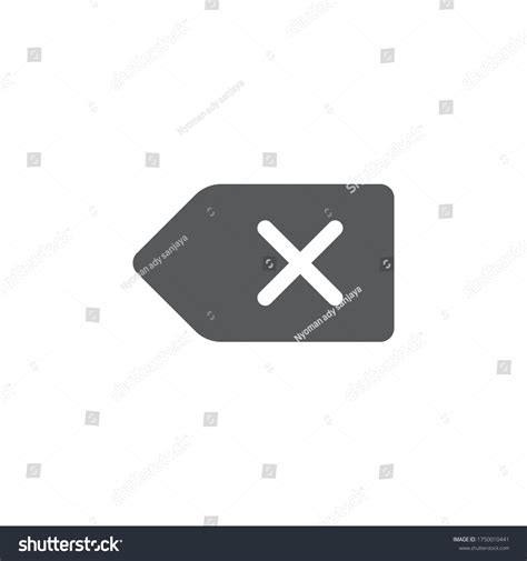 Backspace Key Vector Icon Symbol Keyboard Stock Vector Royalty Free 1750010441 Shutterstock