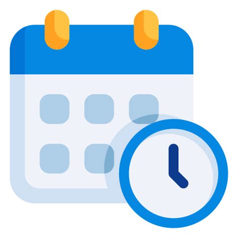 Schedule Free Time And Date Icons