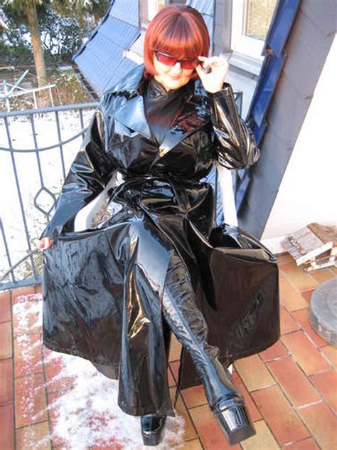 A Gorgeous Black Pvc Raincoat Vinyl Raincoat Pvc Raincoat Hooded Raincoat Long Raincoat