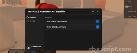 Murderers Vs Sheriffs Aimbot Silent Aim Kill All Scripts Rbxscript