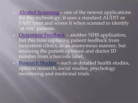 Optical Mark Recognition Pptx Technology And Computing