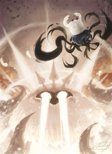 O09CS The Knight HK Hollow Knight Games Radiance HK Game Art Scut Uy