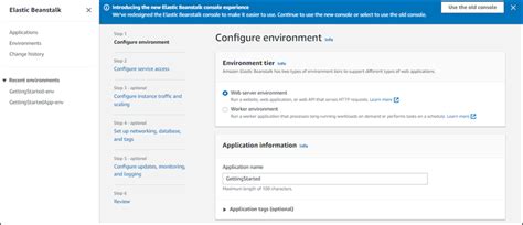 Release Elastic Beanstalk Launches Beta Release Of New Console Design