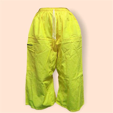 กางเกงเล เอวยาง ขา5ส่วน มีกระเป๋าพร้อมซิบ 1 ข้าง ผ้าโทเรนิ่ม สีเยอะ Shopee Thailand