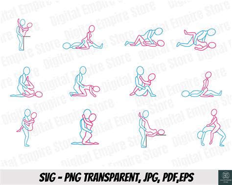 12 Karma Sutra Sex Positions SVG Bundle Cricut Silhouette Etsy Australia