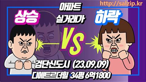 검단신도시 9월9일 오늘의 실거래가 디에트르더힐 34평 6억1800 Youtube