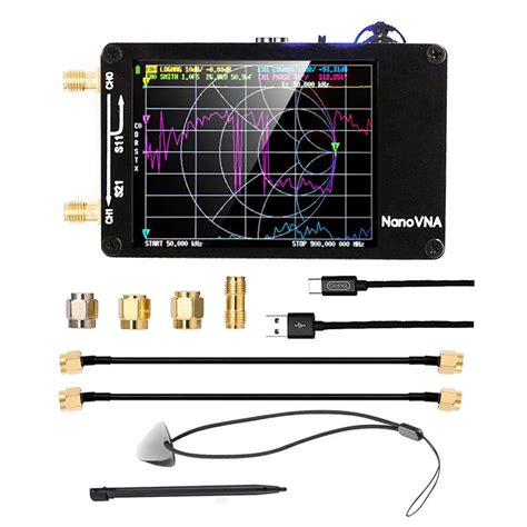 10khz 1 5ghz Mf Hf Vhf Uhf Digital Nanovna H Vector Network Antenna Analyzer Support 32g Sd Card