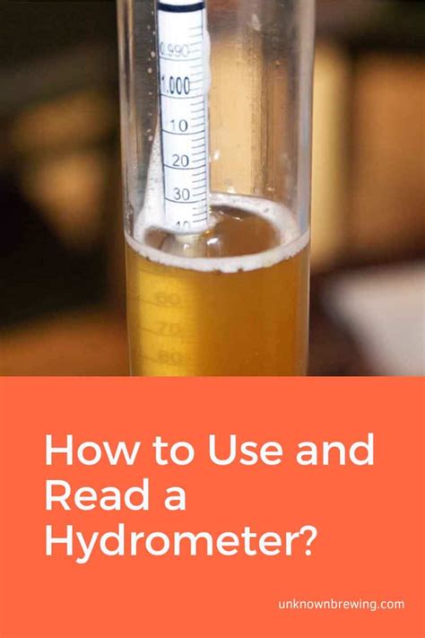 How To Use And Read A Hydrometer