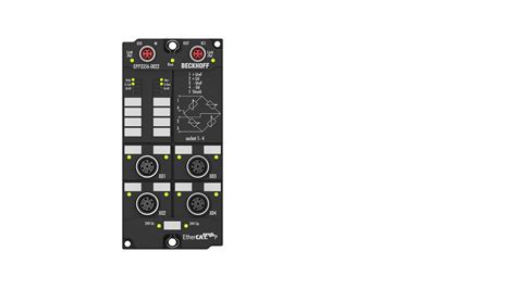 EPP3356 0022 EtherCAT P Box 1 Channel Analog Input Measuring Bridge Full Bridge 24 Bit