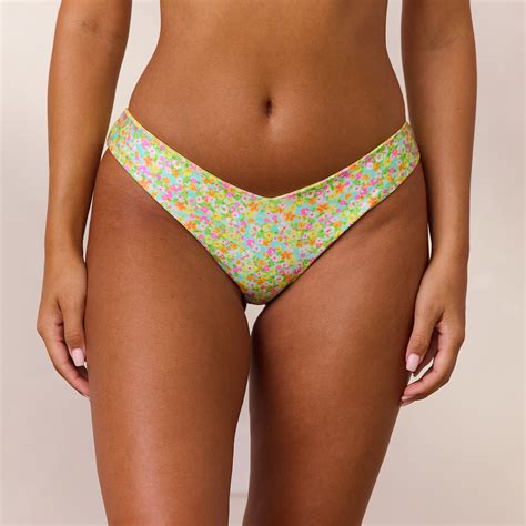 Cheeky V Bikini Briefs Wild Flower Lounge Underwear