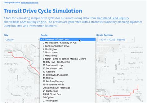Creating A Bus Drive Cycle Simulation Saadiq Mohiuddin