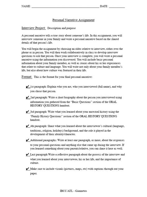 interview project pdf
