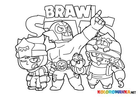 Kolorowanka Z Gry Brawl Stars Colt Do Druku Porn Sex