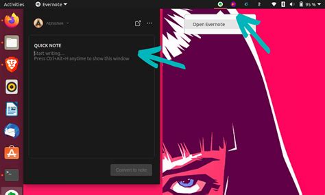 you can now install official evernote client on ubuntu and debian based