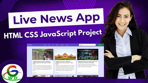 Javascript Html Css Project News App Guri Web Developer Javascript Tutorial In Hindi