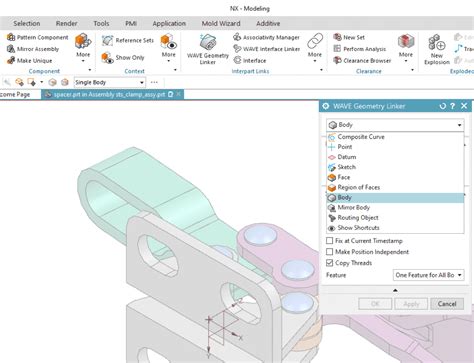 Using Wave Geometry Linker Swoosh Technologies