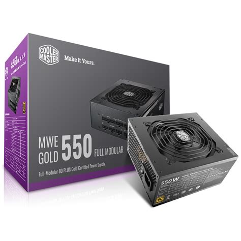 【酷冷至尊mpy 5501 Afaag】酷冷至尊coolermaster额定550w Mwe550电脑电源80plus金牌全模组