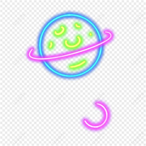 네온 우주 일러스트 일러스트선 추상 파란색 보라색 행성 하늘컬러 라인네온 패턴 Png 일러스트 무료 다운로드 Lovepik