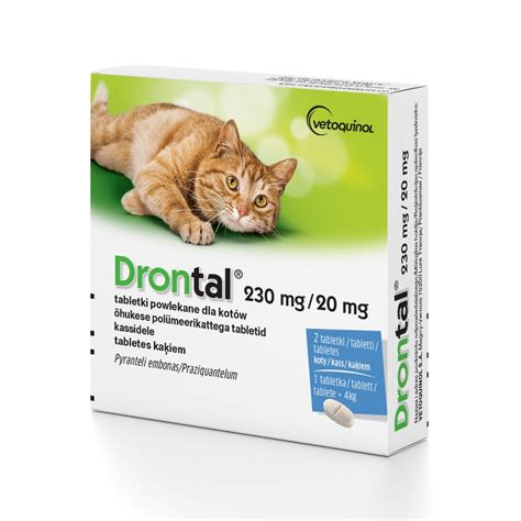 Препарат против паразити за котки Drontal 2 табл Emag Bg