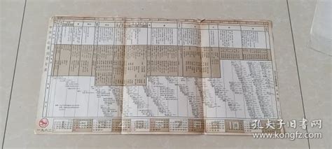 中国书法篆刻史年表有1982年年历表折叠发货 书法杂志编辑部赠黄简编制1981年9月 孔夫子旧书网