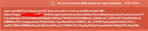 Error In Generating Report Template 403 Fo Esri Community
