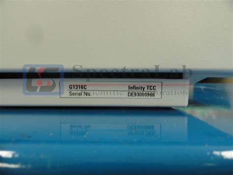 Agilent 1290 Infinity G1316c Tcc Thermostatted Column Compartment Spectralab Scientific Inc