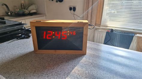 Large 6 Digit Led Clock 18 08 High Digits Using Arduino And