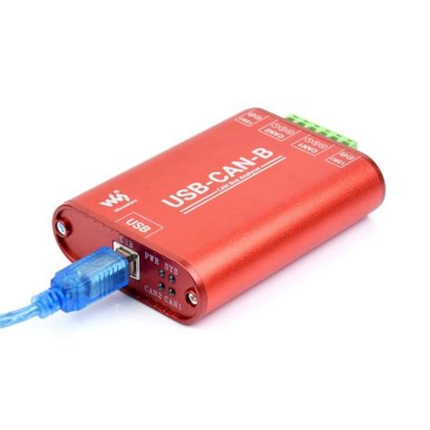 Buy Waveshare USB To CAN Adapter Dual Channel CAN Analyzer Industrial Isolation Online In