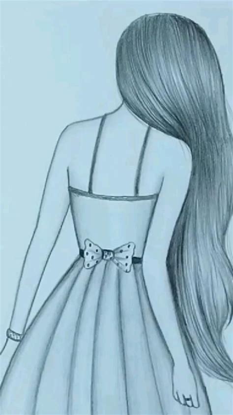 Girl Drawing In 2022 Drawings Pencil Drawings Of Girls Pencil