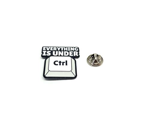 Computer Program Code Enamel Pin Finox
