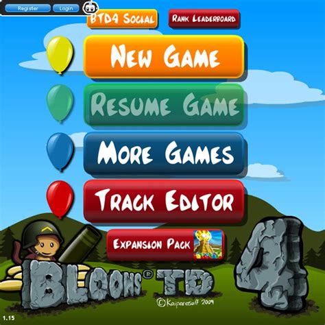 Bloons Tower Defense 4 Online