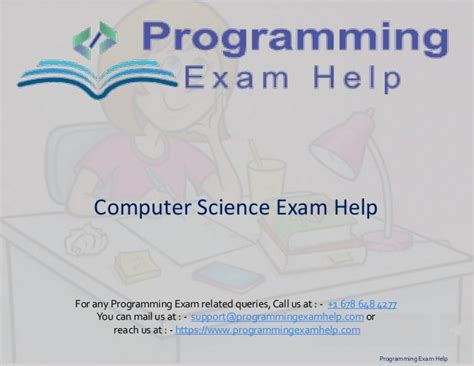 Computer Science Exam Help Ppt
