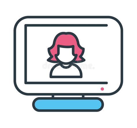 Hybrid Work Woman On Computer Stock Vector Illustration Of Remote Employee 332130796