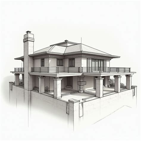 Give Me The Architectural Design Plan Of The Residential House With The Specifications Of The