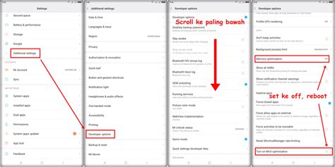Disable Memory And Miui Optimization Kaskus