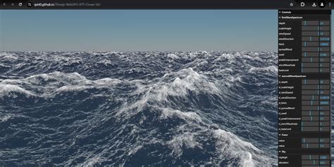 Good Progress In Developing A Real Ocean Showcase Threejs Forum