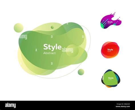 Colorful Irregular Shapes Set Stock Vector Image And Art Alamy